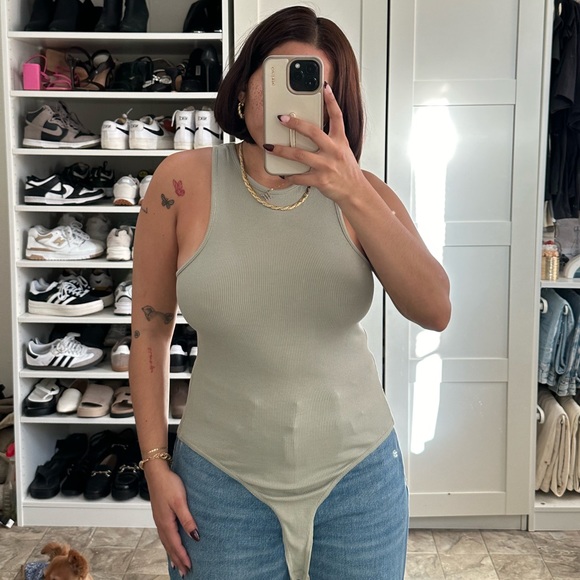 Missguided | Tops | Missguided Ribbed Bodysuit | Poshmark